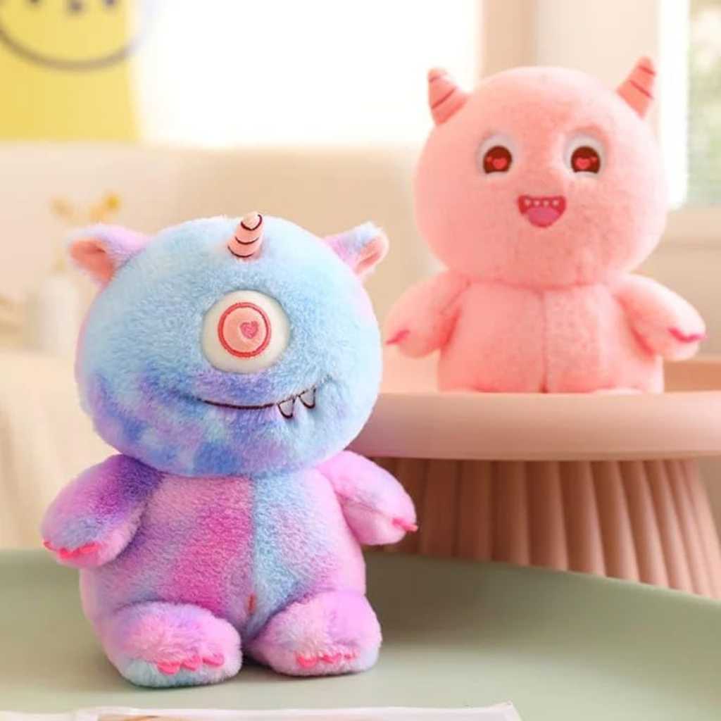 Adorable Multicolour Monster Soft Toy – A Fun and Cute Companion for K ...
