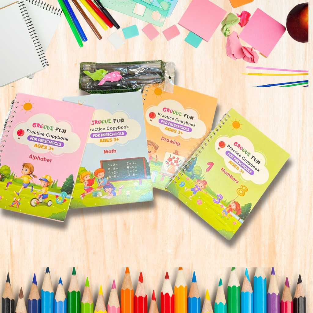 Magical Kids Learning Book with Pens (Set of 4) – DOD Kart