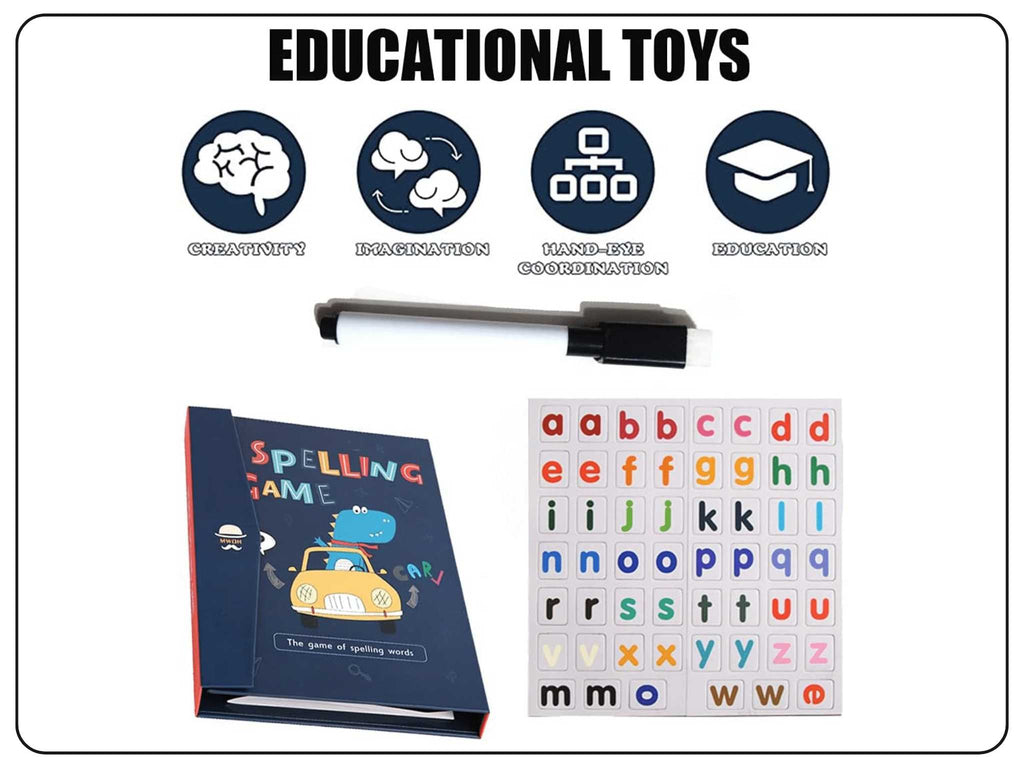Magnetic Spelling work Book Educational Toy – DOD Kart