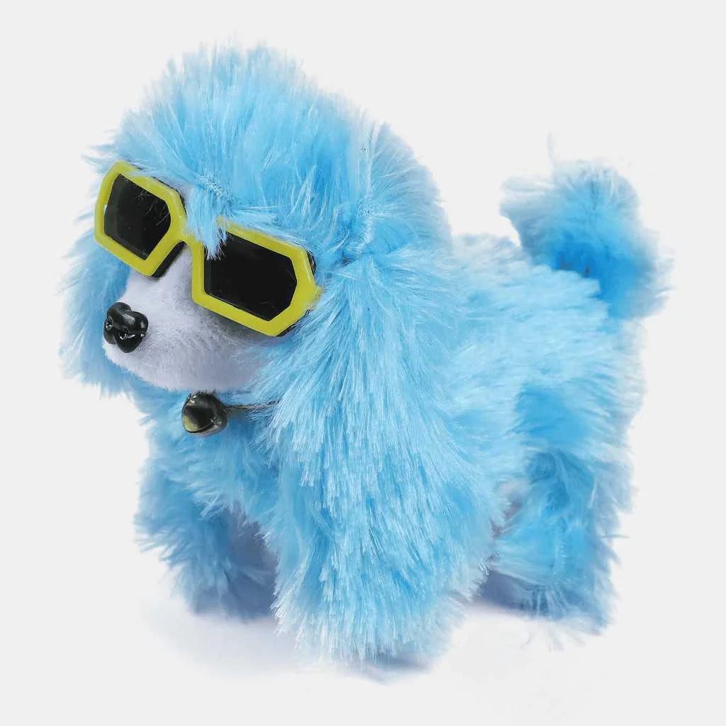 Walking Dog Soft Toy with Barking Light Sound – DOD Kart