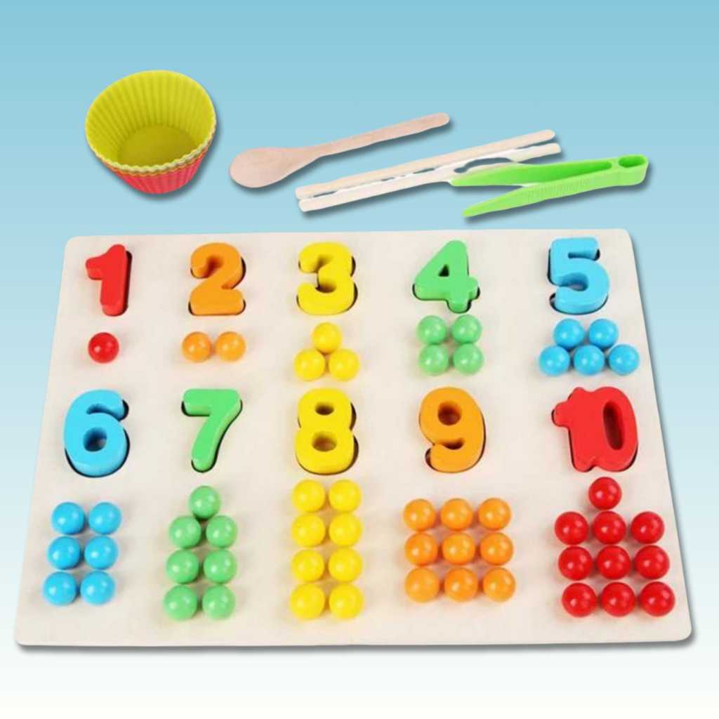 Wooden Number Puzzle board for Kids – DOD Kart
